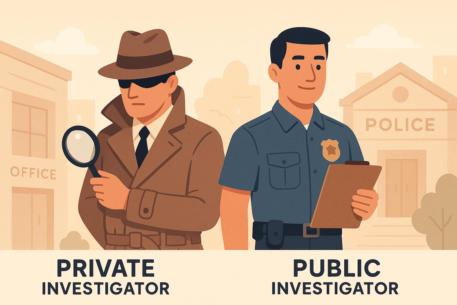 Private vs Public Investigators: Key Differences | WIN